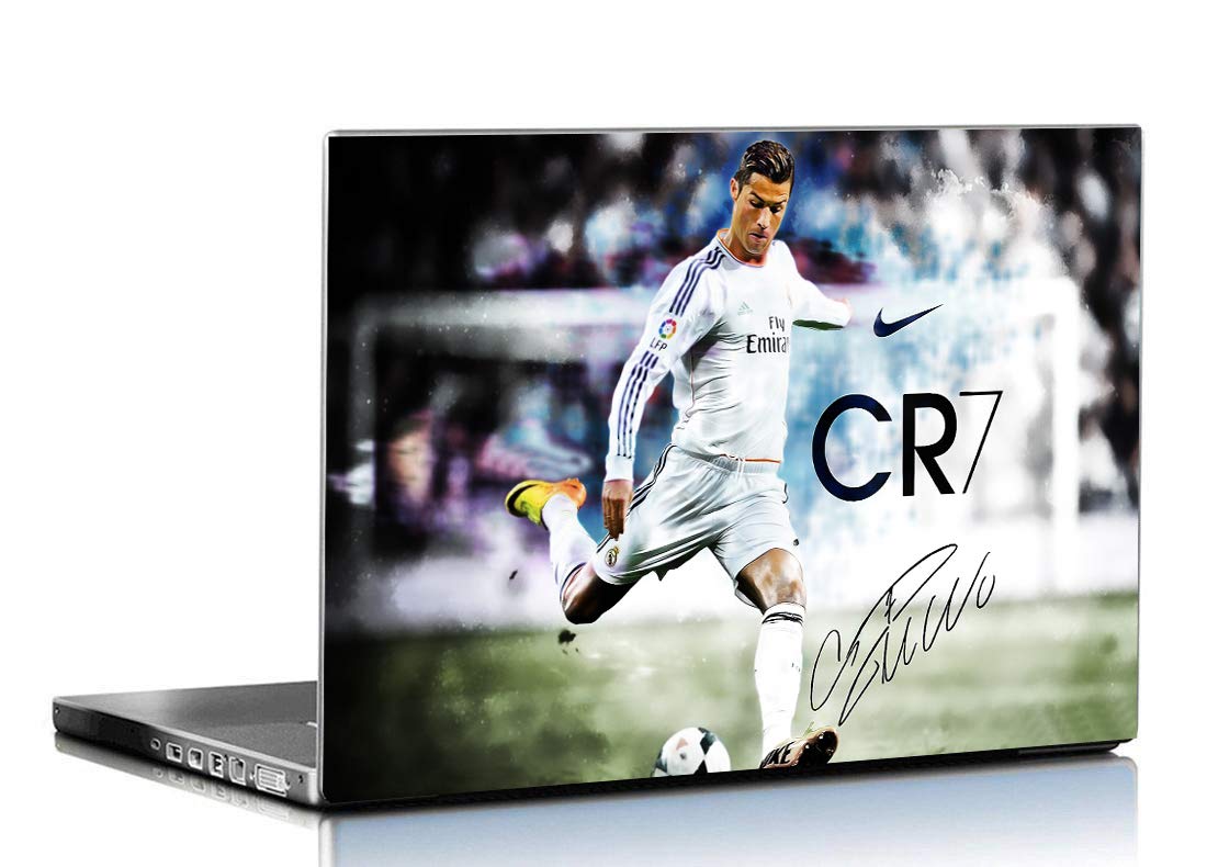 ISEE 360® CR7 Laptop Skin Cover Laminated Stickers Girls Boys Office ...