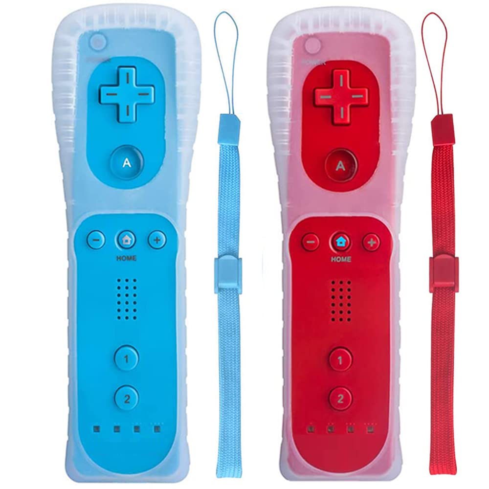Amazon.com: Tevodo Wii Remote Controller, 2 Packs Upgrade Wii Wireless ...