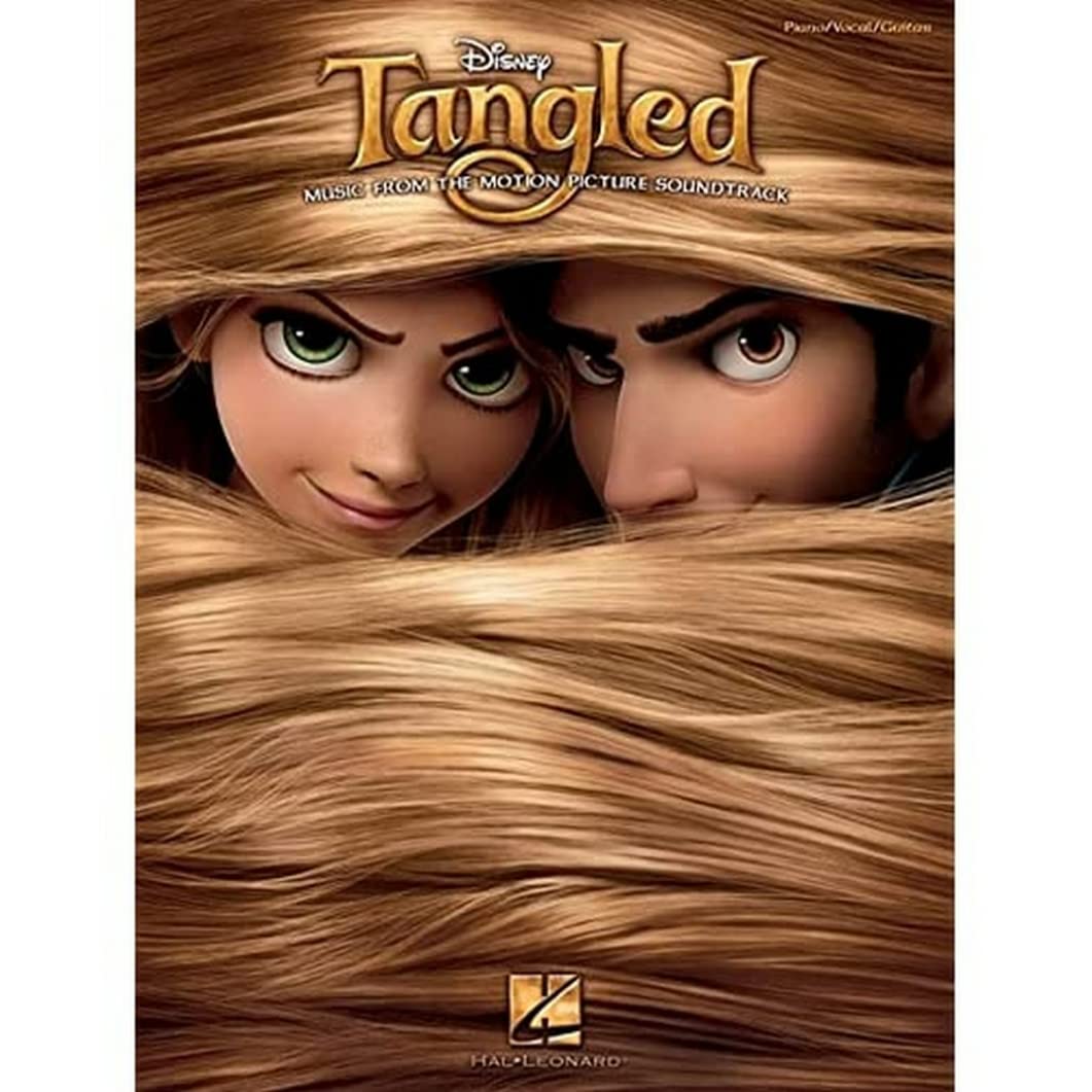 Tangled Disney Music Motion Picture Soundtrack Piano Vocal Guitar Bk ...
