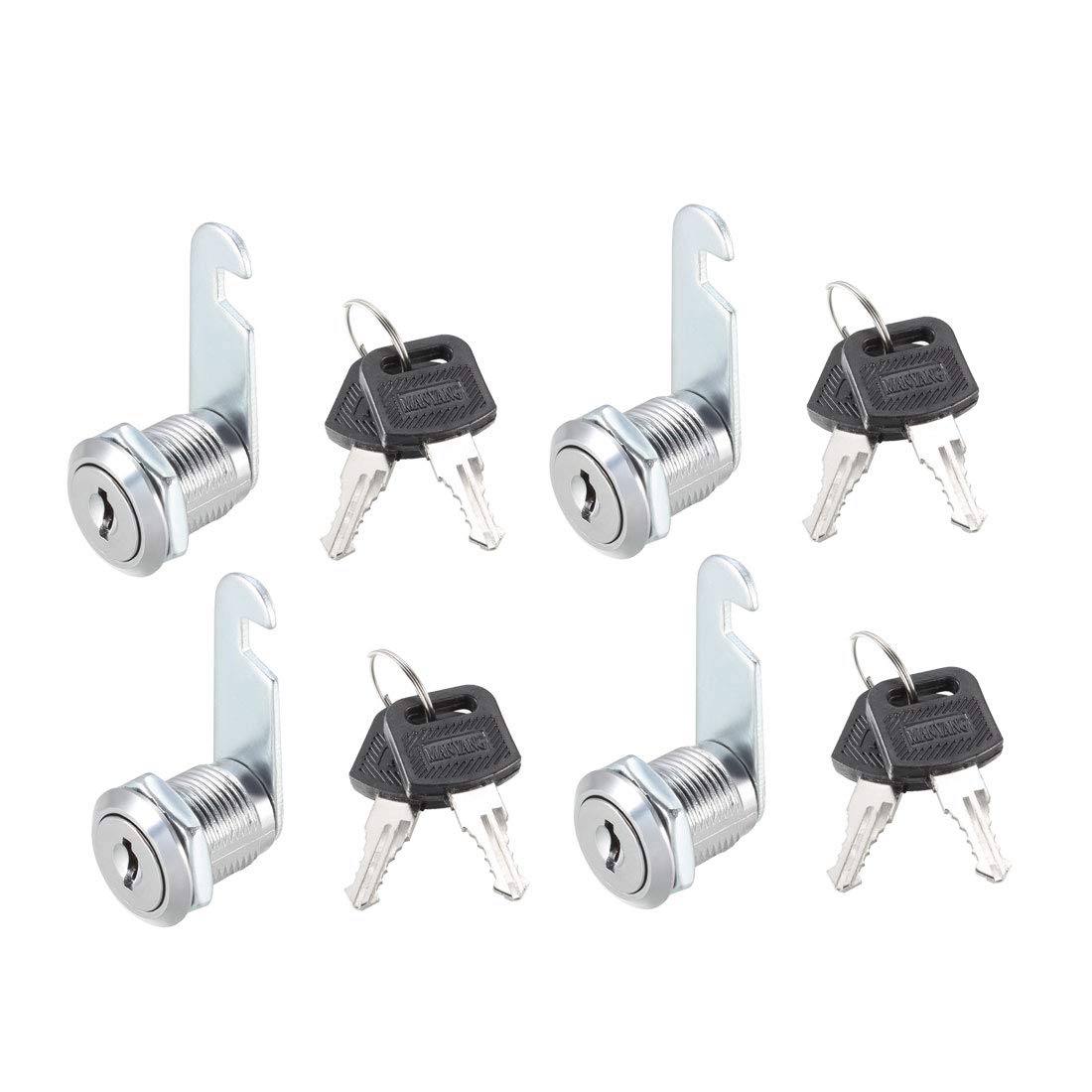 uxcell Cabinet Drawer Cam Lock, 13/16" Cylinder Length with No.0 Cam ...