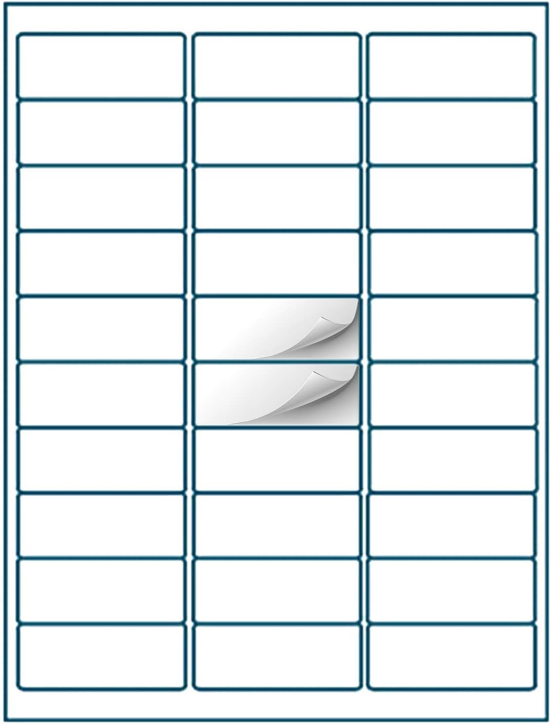 Amazon.com : Shop4Mailers 8.5” x 11” White Full Sheet Permanent Self ...