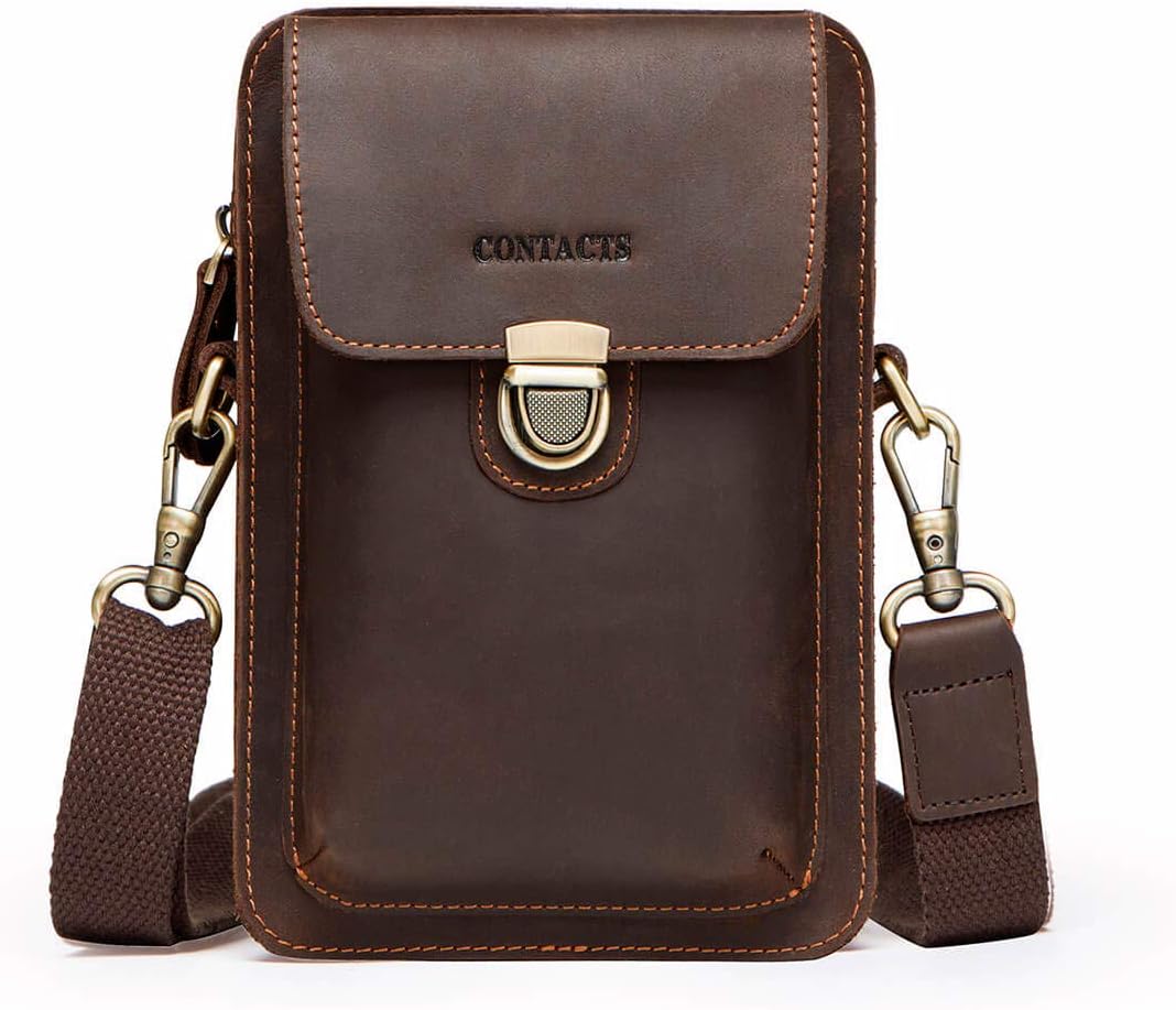 Amazon.com | HIDESIGN Crossbody Bag, Tan, Small | Messenger Bags