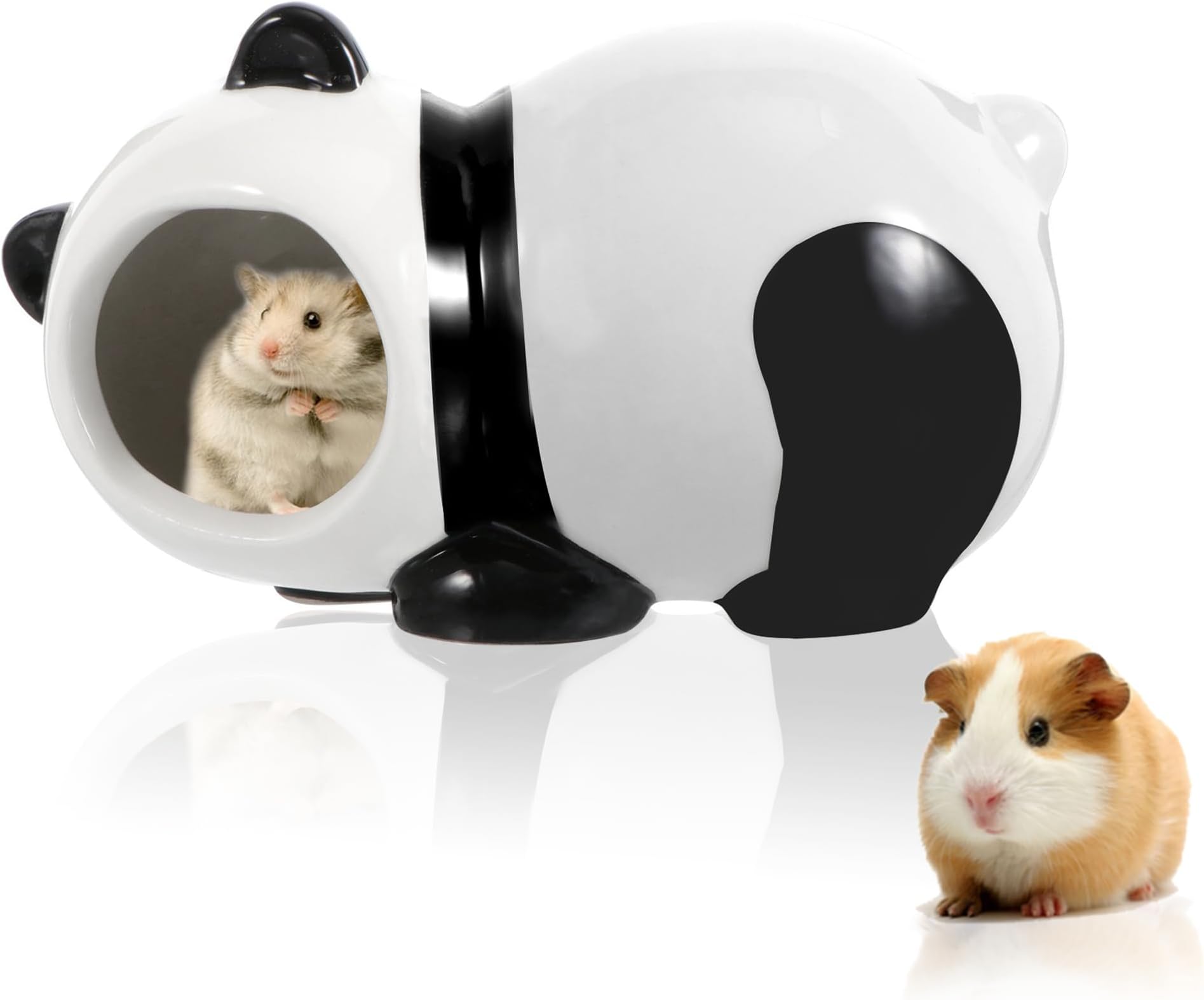 Amazon.com : Hamster Hideout Ceramic, Cute Ghost Shape Funny Hamster ...