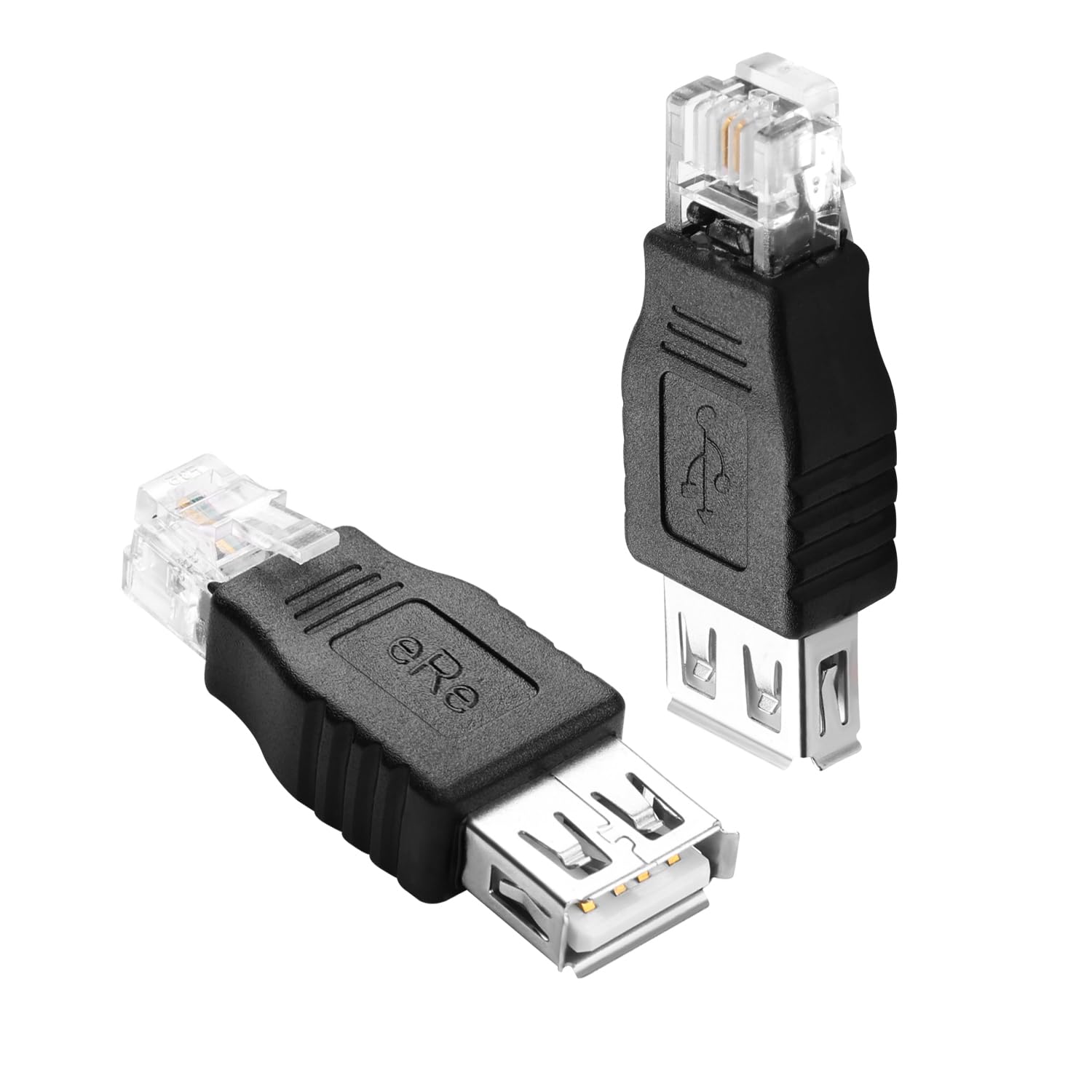 Amazon.com: QIANRENON RJ11 Male to USB Female Telephone Connector RJ11 ...