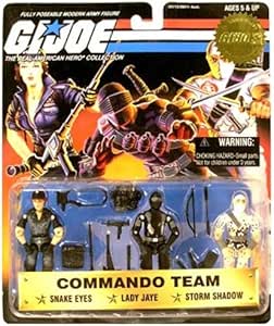 Amazon.com: Commando Team GI Joe Action Figure 3 Pack : Toys & Games