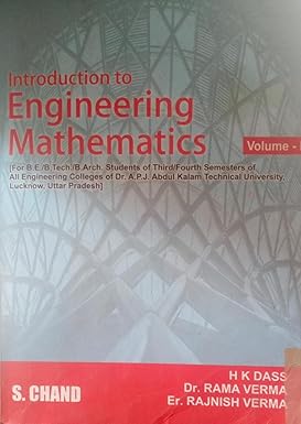 Introduction To Engineering Mathematics Vol 3 By HK Dass (S) : HK Das ...