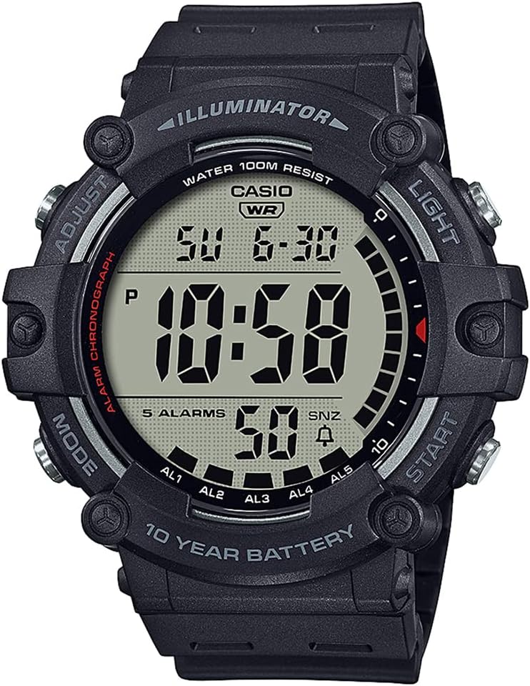 Casio Youth Series Digital Black Dial Men's Watch - AE-1200WHD-1AVDF ...
