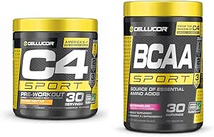 C4 Sport Pre Workout Powder Energy Preworkout, Mango Nectar, 30 ...
