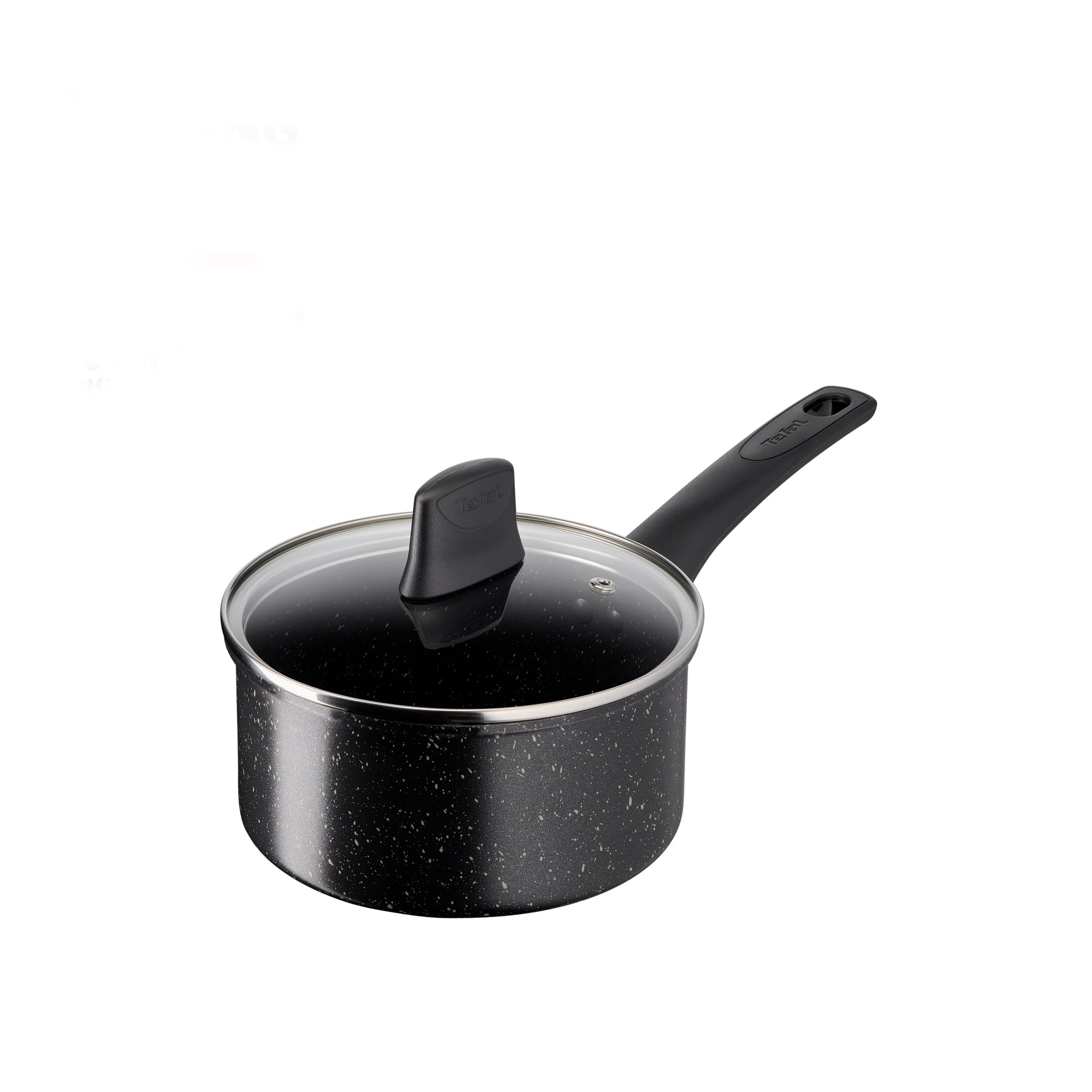 Tefal Titanium Stone Saucepan 18 cm + Lid, High-Performance Non-Stick ...