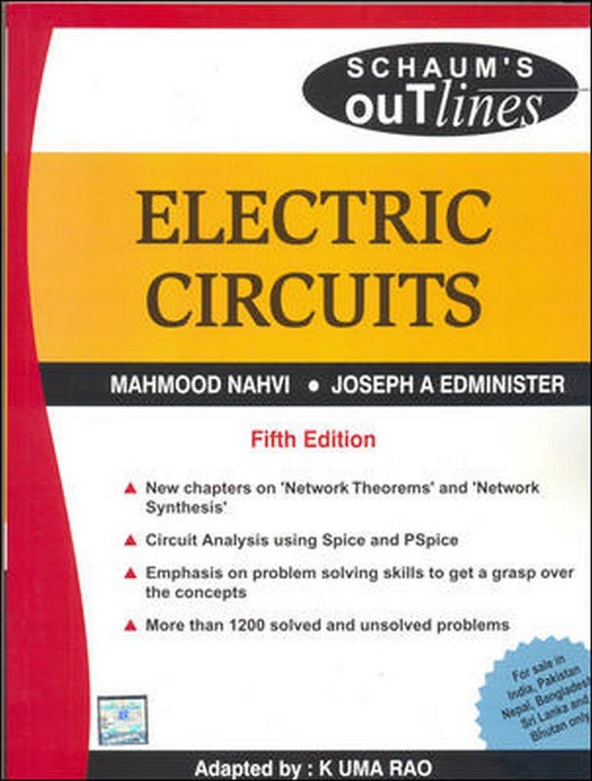 Buy Electric Circuits, (Schaum's Outline Series) Book Online at Low Prices in India | Electric ...