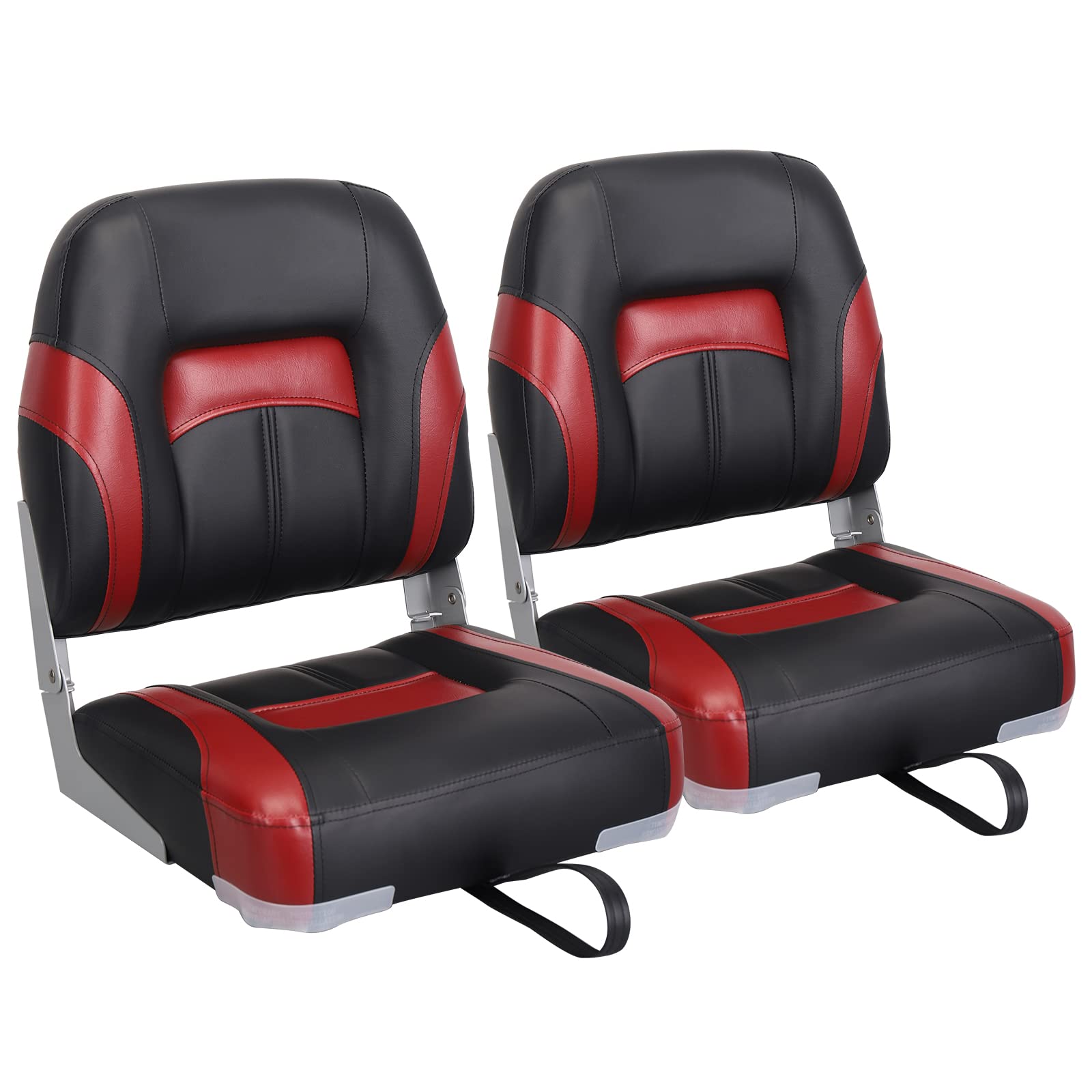 Snapklik.com : Leader Accessories A Pair Of Elite Low/High Back Folding ...
