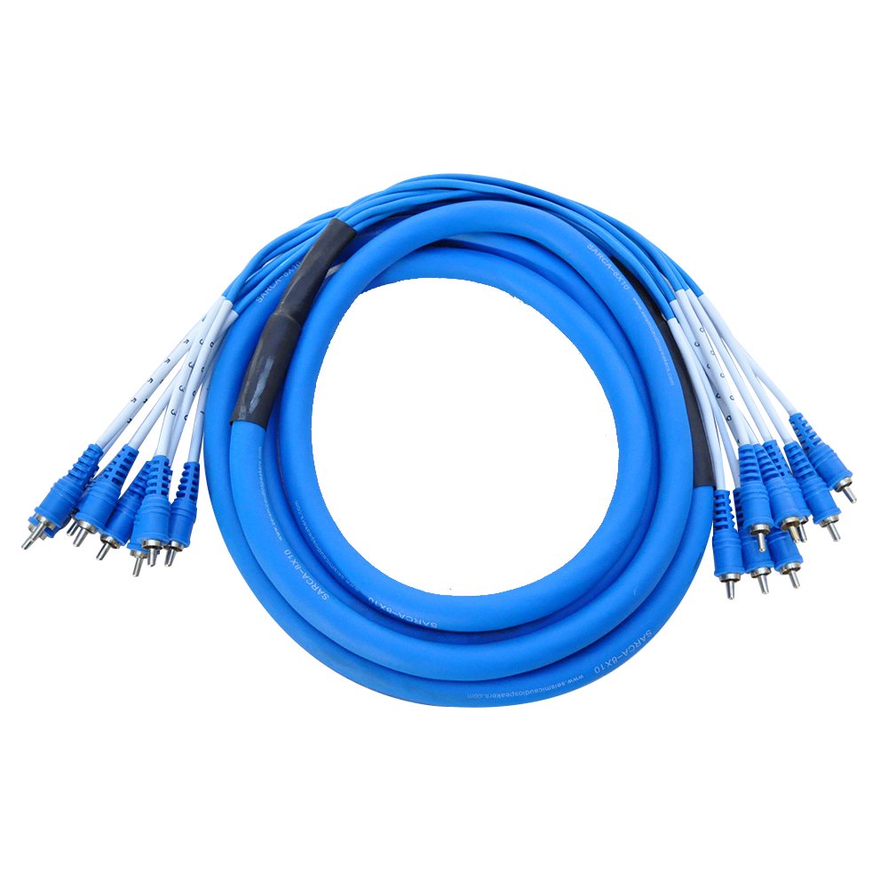 Amazon.com: Seismic Audio SARCA-8x10 8 Channel 10-Feet RCA Audio Snake ...