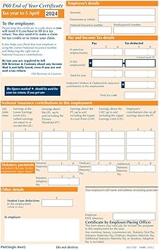 P60 Forms x20 Forms for 2023/24 SAGE IRIS/TAS Payroll : Amazon.co.uk ...