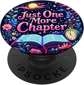 Amazon.com: Just One More Chapter Bookish Book Reading Lover Book Club ...