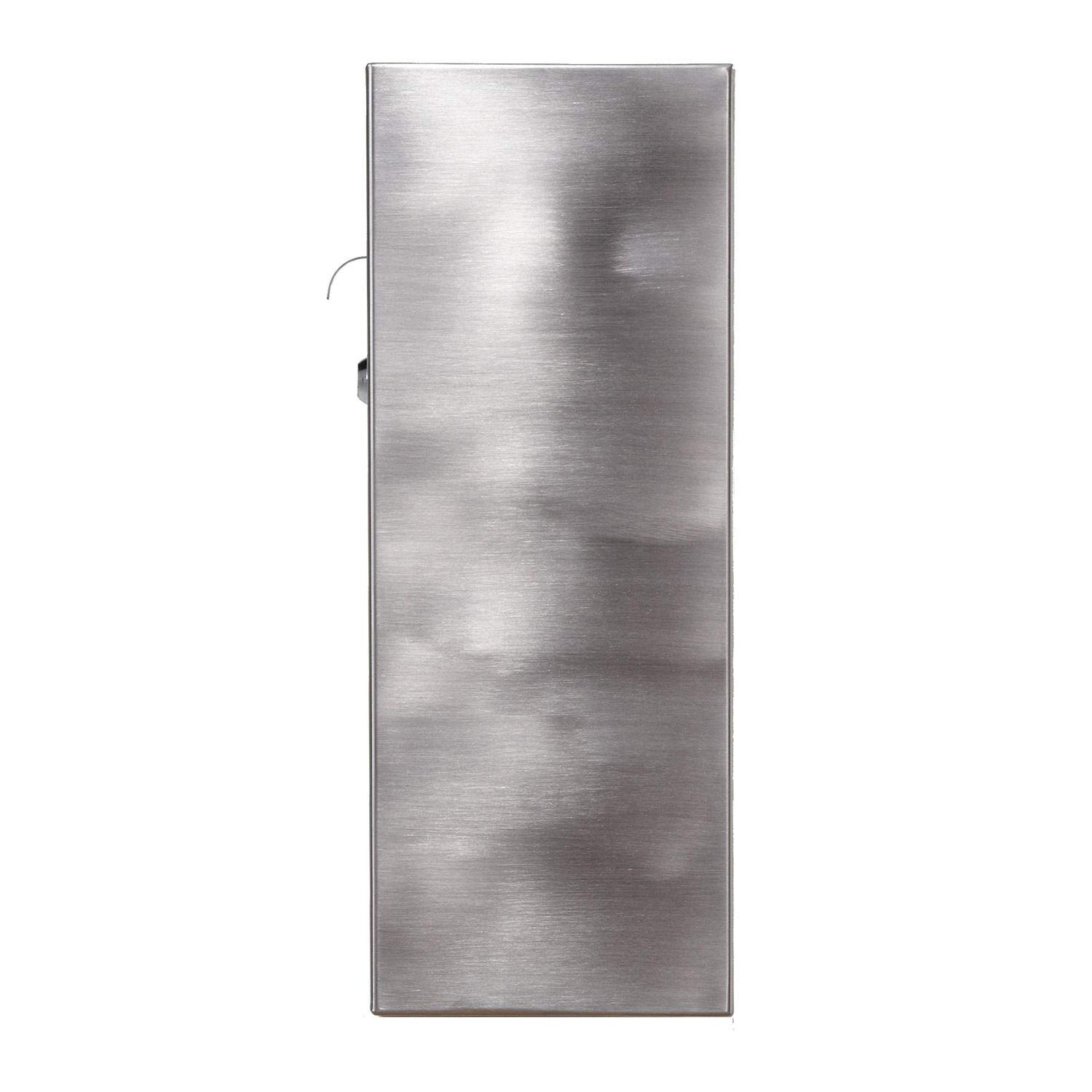 Naiture Stainless Steel Rectangular Locking Recessed Wall