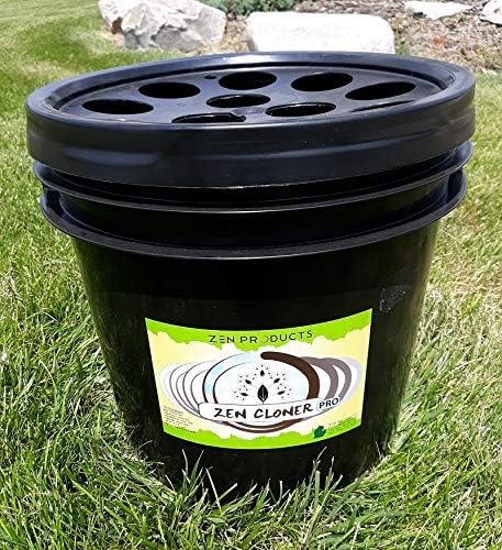 Amazon.com : Zen Products 12 Site Pro Aeroponic Cloner Bucket Cloning ...