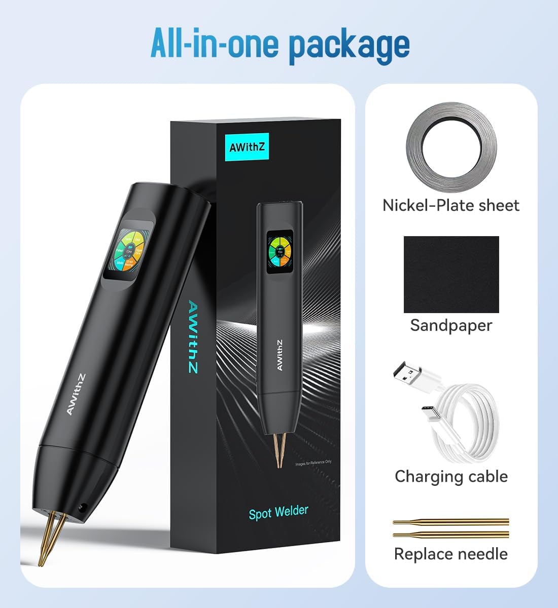 AWithZ H5 5000mAh Handheld Battery Spot Welder Instruction Manual