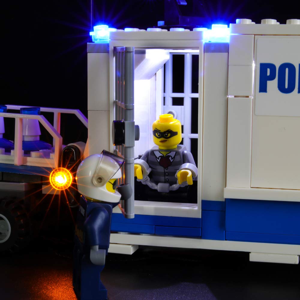 Custom Lego Police Car Lights