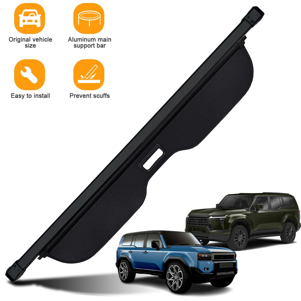 Deluden Retractable Cargo Cover Compatible With Toyota Crown Signia ...
