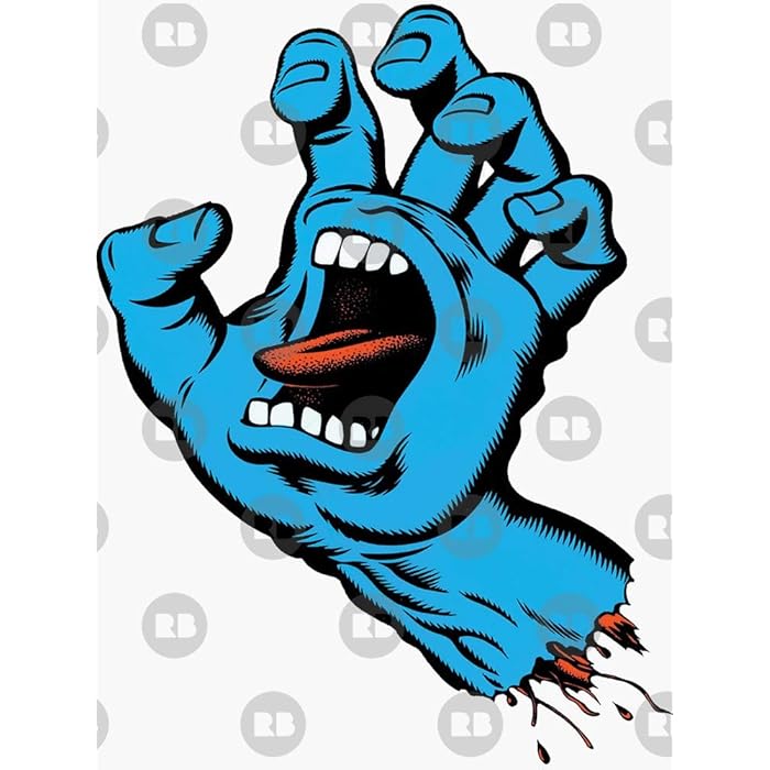 Buy Sticker Santa Cruz Screaming Hand - Sticker Graphic - Political ...