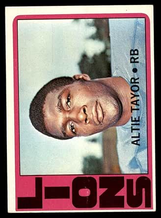 Amazon.com: 1972 Topps # 199 Altie Taylor Detroit Lions (Football Card ...