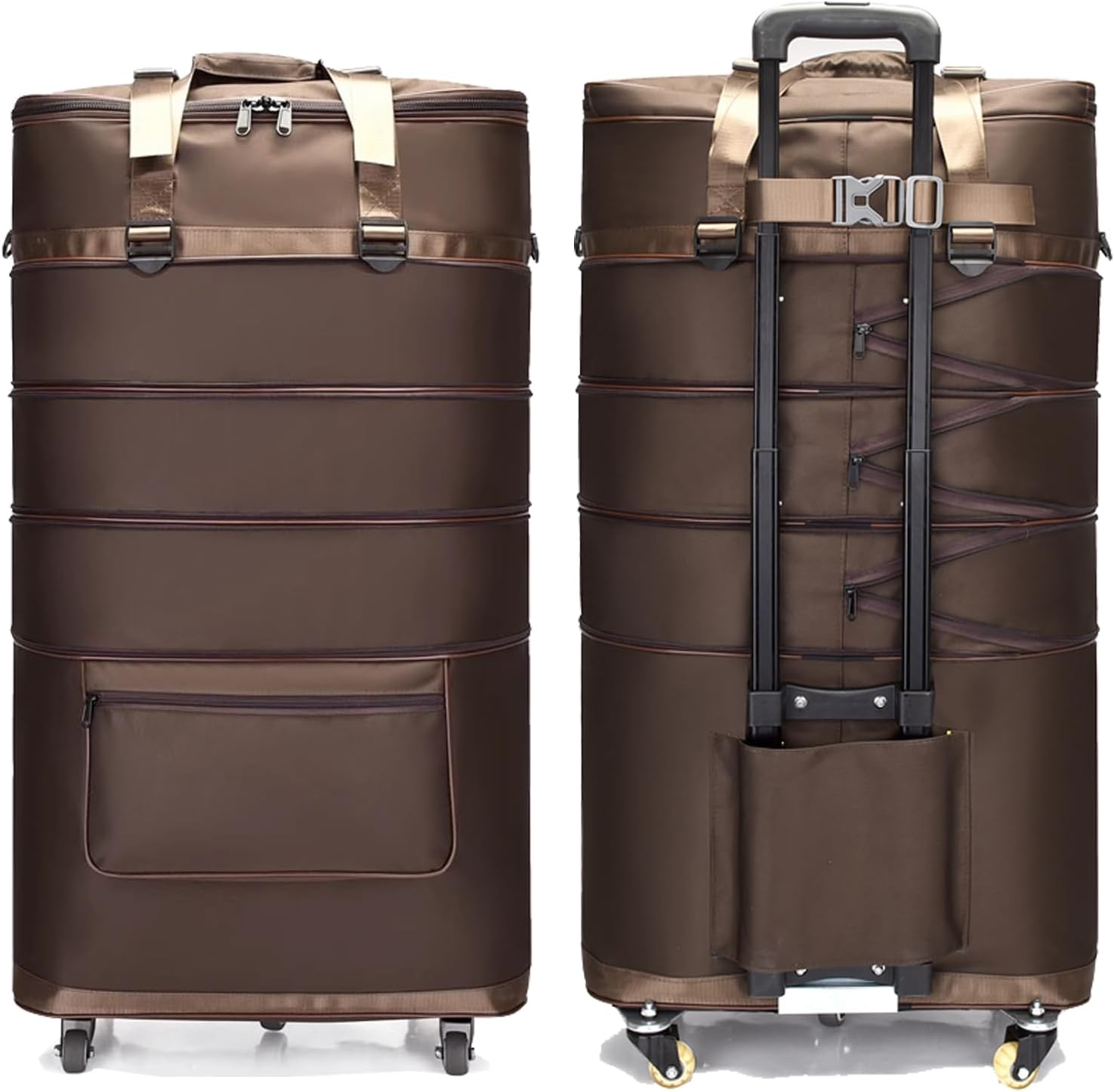 Amazon.com | ELDA Expandable Foldable Suitcase Heavy Duty Luggage Bag ...