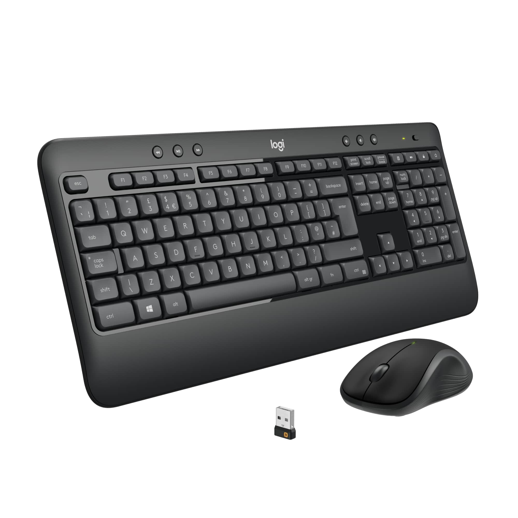 Logitech MK540 Combo Clavier Souris sans Fil Windows, Connexion 2.4 GHz ...