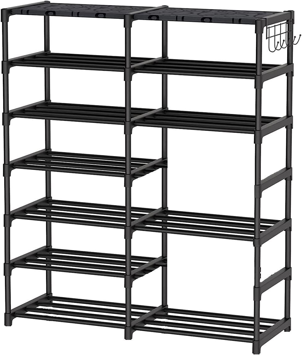 Amazon.com: Easyhouse Shoe Rack 5 Tier Tall Shoe Storage Organizer, 5 ...