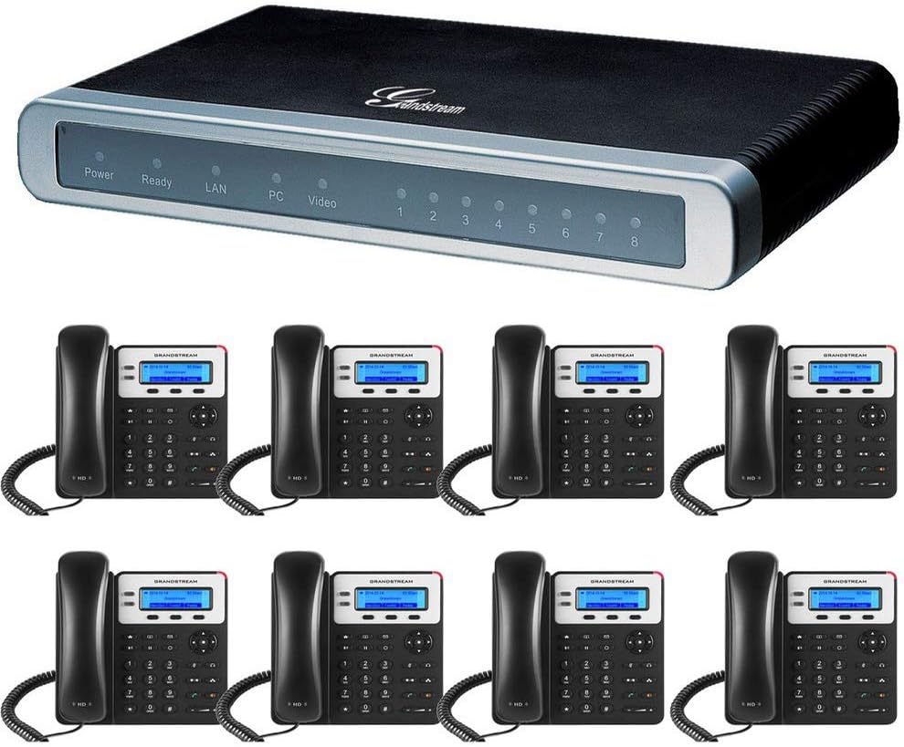 Amazon.com : Grandstream FXO IP Gateway GXW4108 8 Ports with IP Phone ...