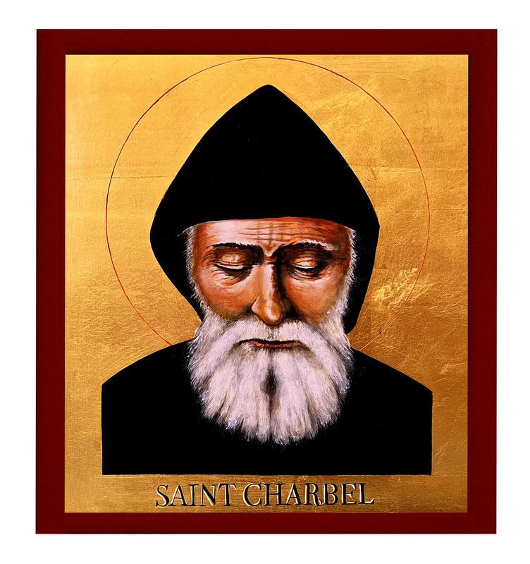 Saint Charbel Logo Saint Charbel New Statue Medium Christian Figure