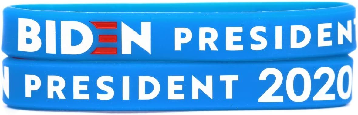 Amazon.com : SayitBands 2 of Biden President Silicone Wristband ...
