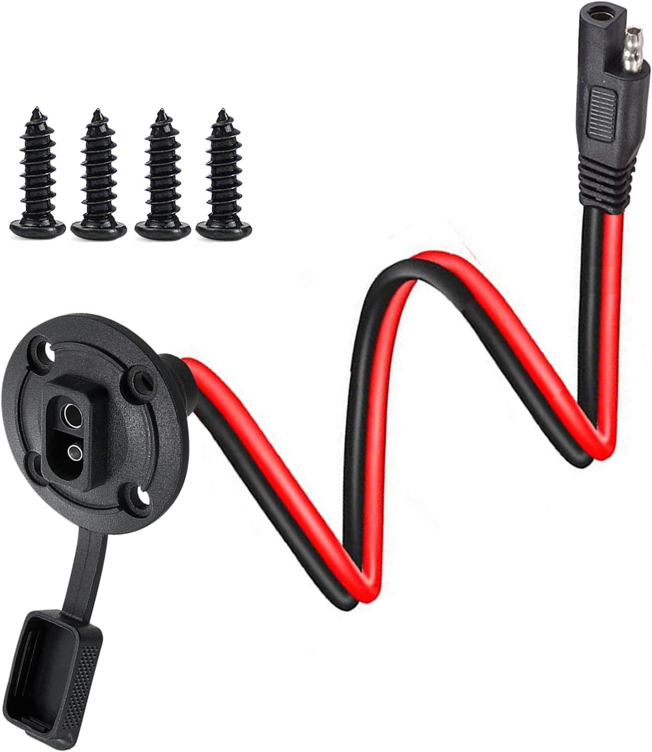 Amazon.com: QOFOWIN 10AWG SAE Cable Connector, SAE Power Socket ...