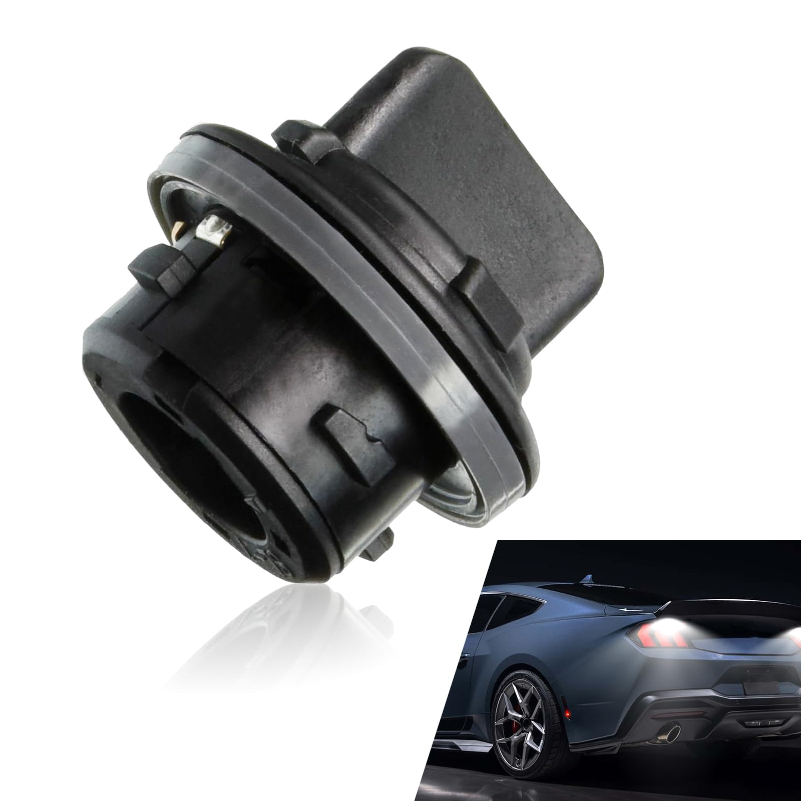 Amazon.com: Jewkot 1 PC Car Turn Signal Socket, Two-pin Plastic ...