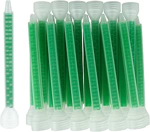 Amazon.com: 20 Pieces Mixing Nozzle Static Mix Nozzle Adhesive Tips ...