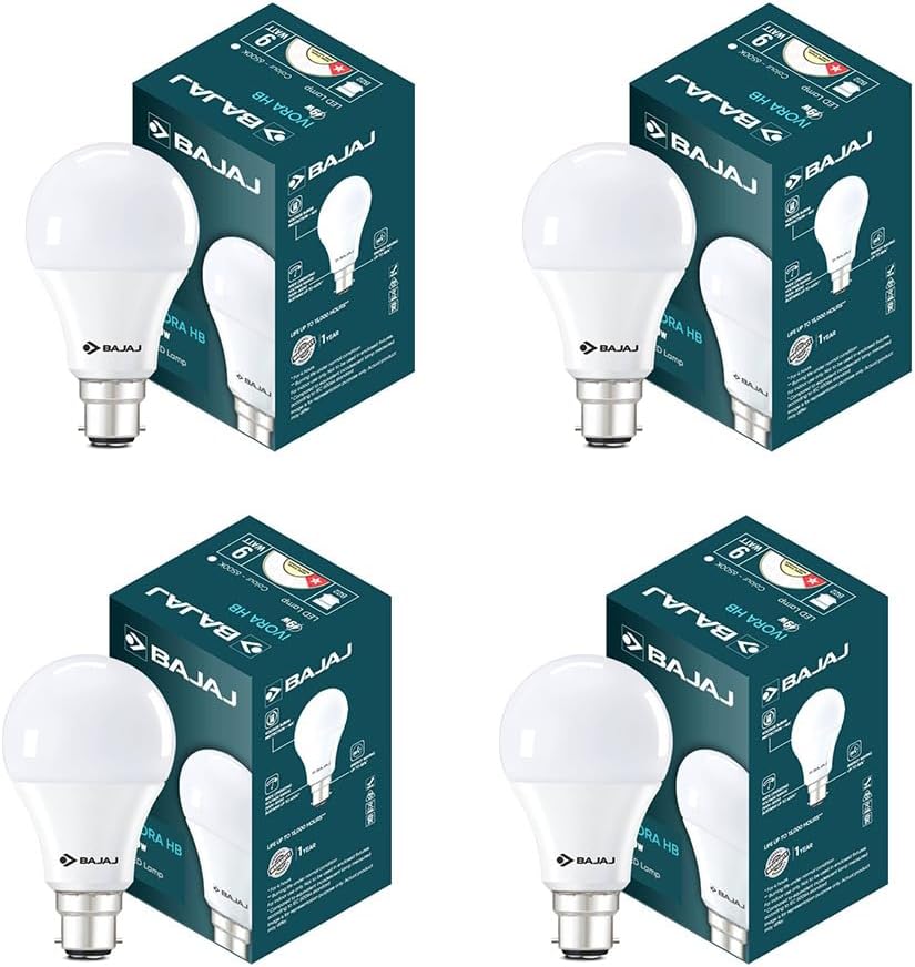 Buy Panasonic 9 Watt LED Bulb, B22 Base 9W Bulb Light For Home, 25000 ...