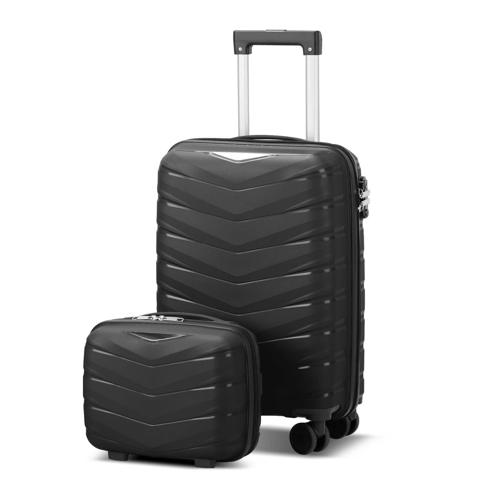 Amazon.com | Karl home Luggage Set 2 Piece, PP Hard Shell Suitcase with ...