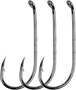 Amazon.com : Fish Hooks Baitholder Fishing Hooks Walleye Rig Live Bait Hooks Black Nickel High ...