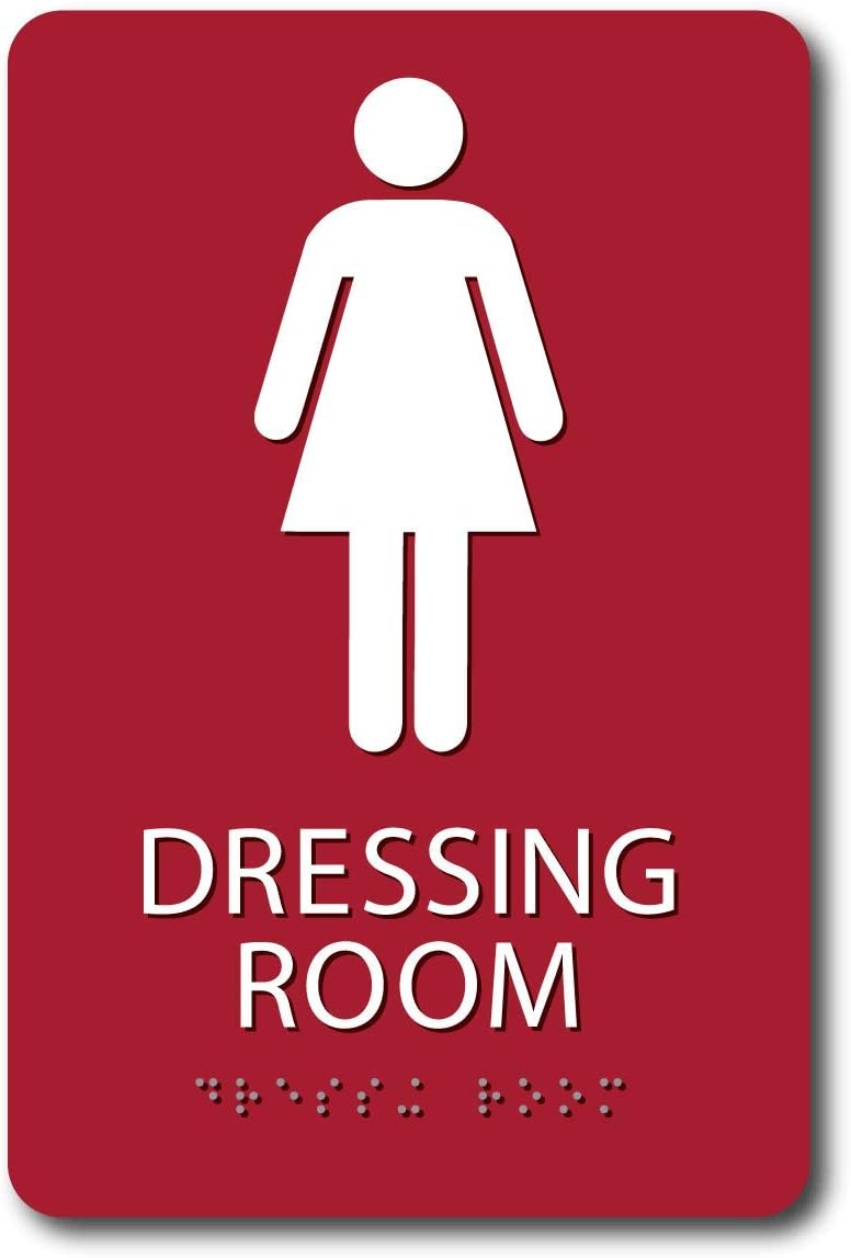 Amazon.com : The Sign Studio - 6”X9”- ADA Compliant- “Dressing Room ...