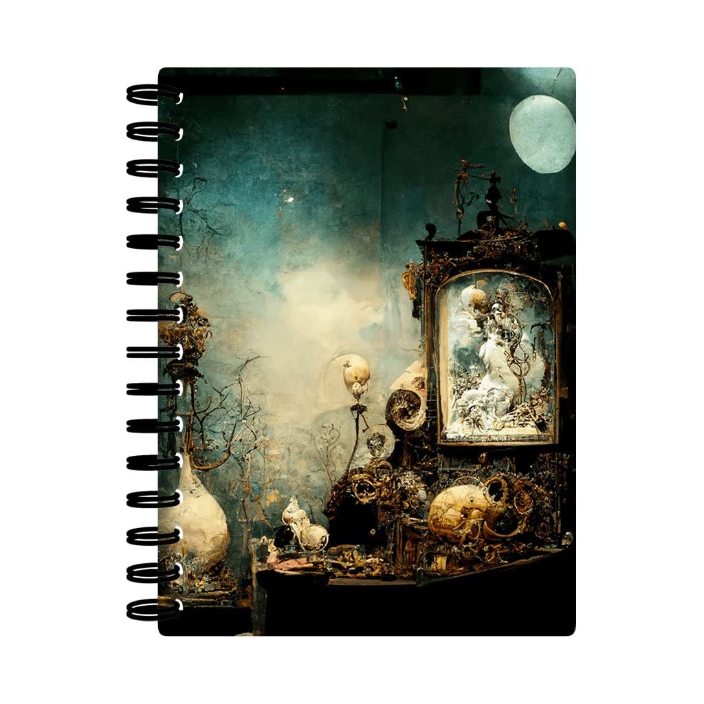 Medieval Gothic Art Spiral Notebook - Fantasy Notebook - Rococo ...