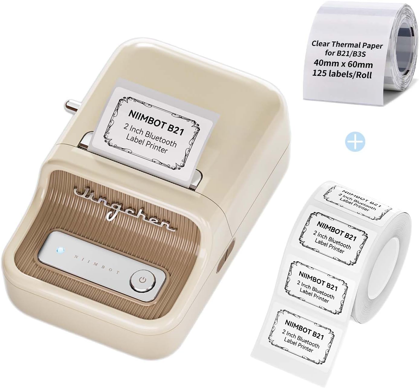 Amazon.com : NIIMBOT B21 Label Maker with 2 Roll Label Tape : Office ...
