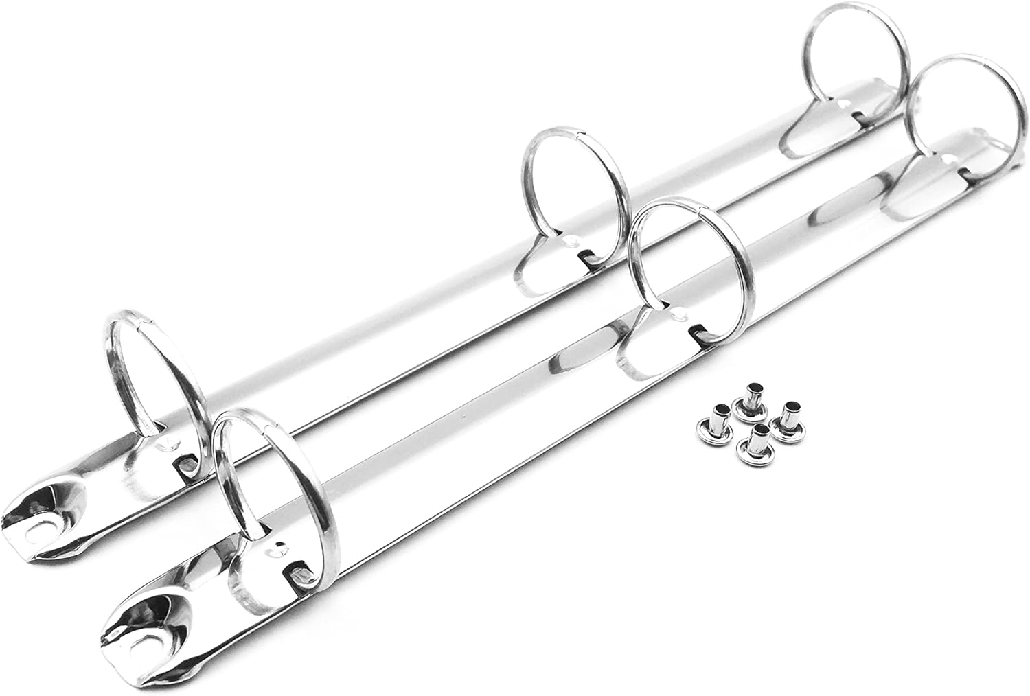 Shuokecrafts 2Pcs Metal Standard Letter Size Notebook 3 O Rings Binder ...