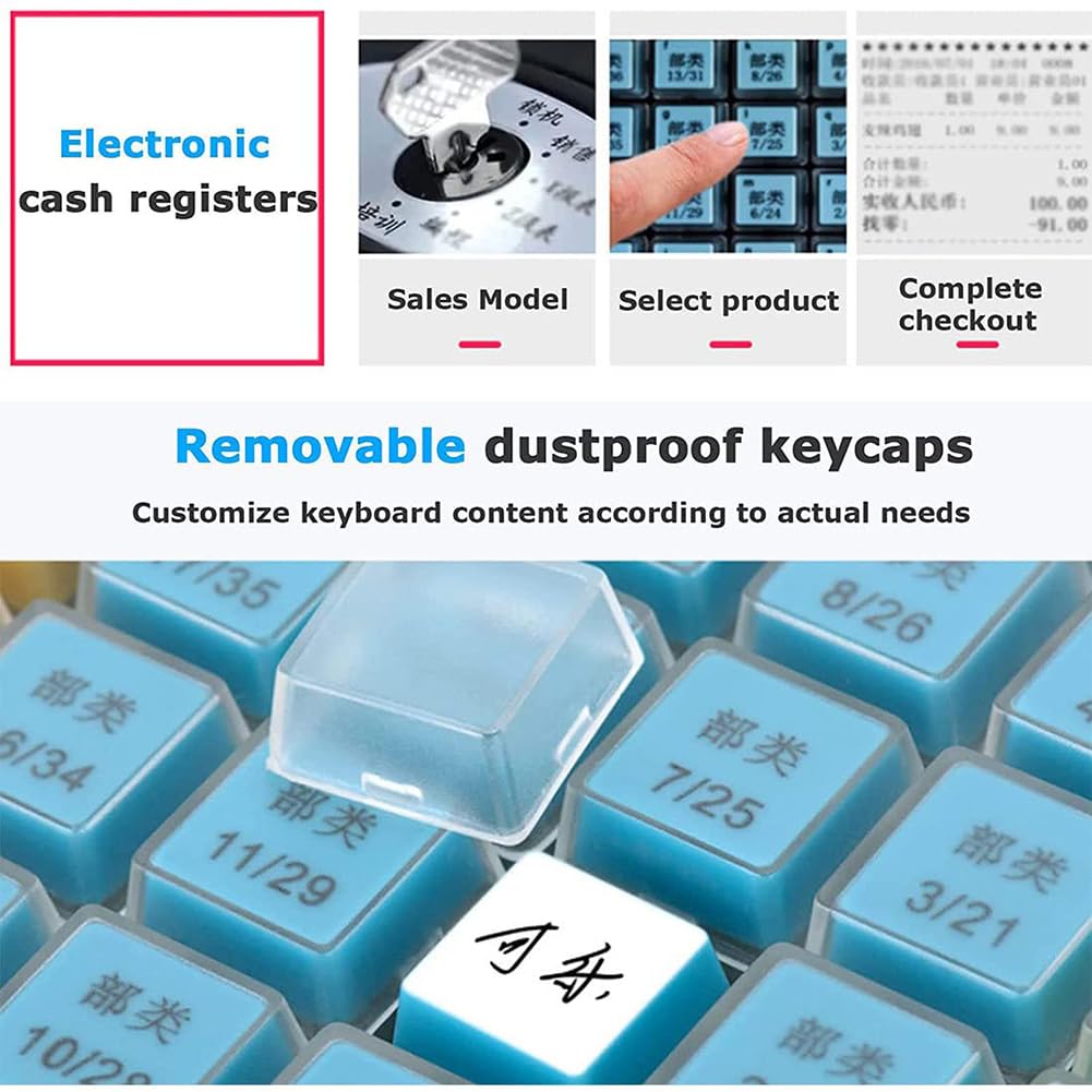 Cash Drawers For Registers NEW Electronic Cash Register 48 Keys Cash ...