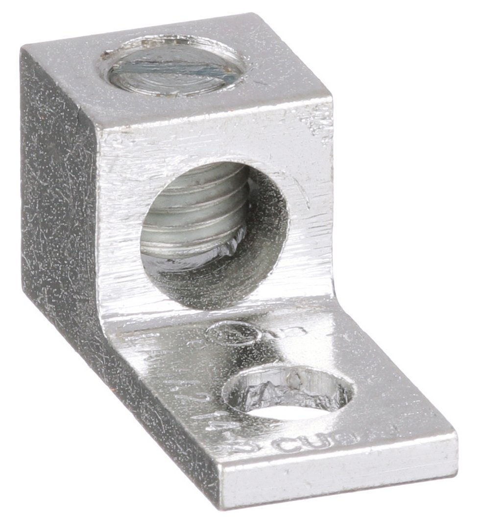 Panduit LAMA250-56-QY One-Hole Aluminum Mechanical Lug, Single Barrel ...