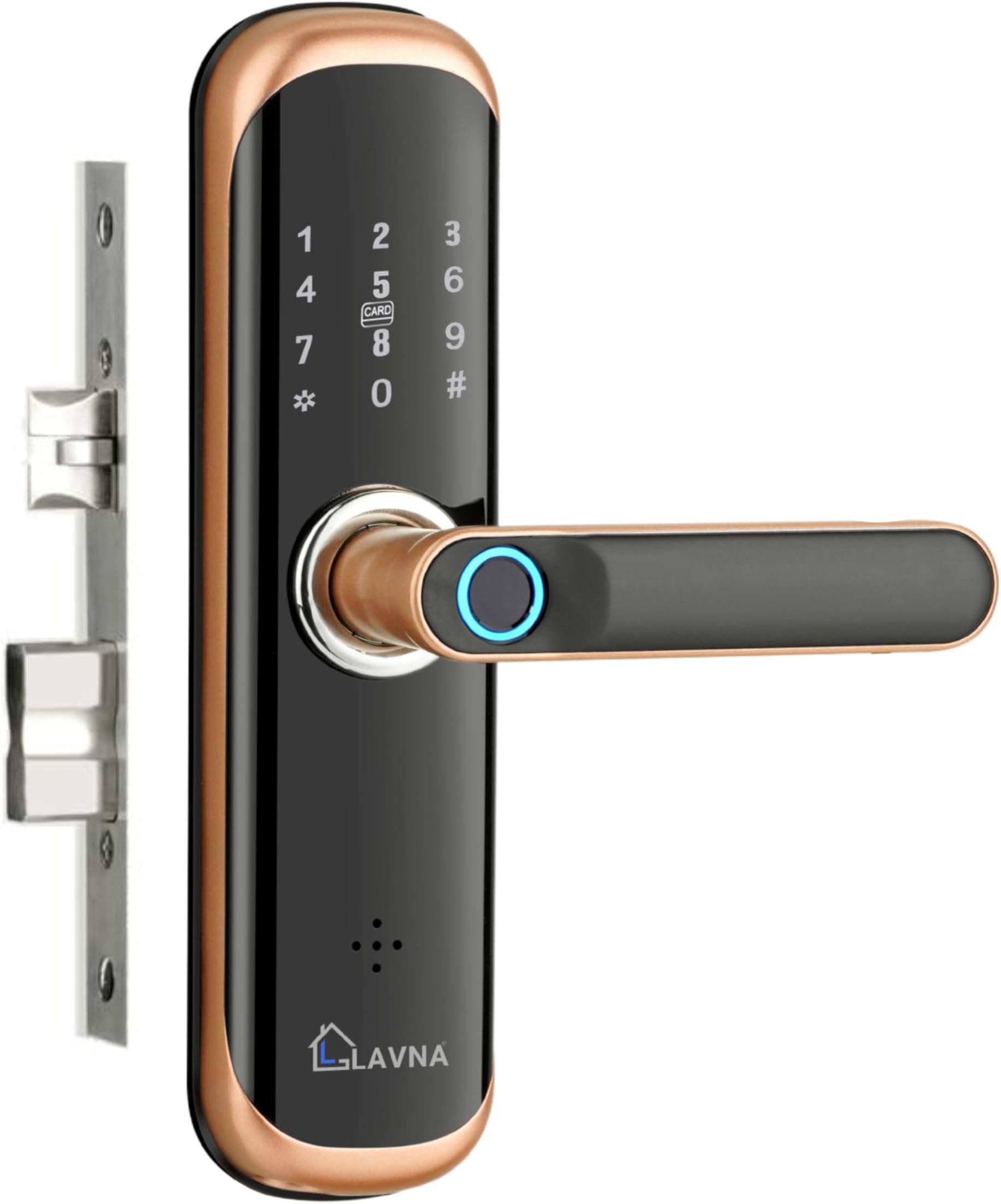 UNIY UY610 Smart Digital Door Lock (Metal) Fingerprint,RFID,PIN Access ...