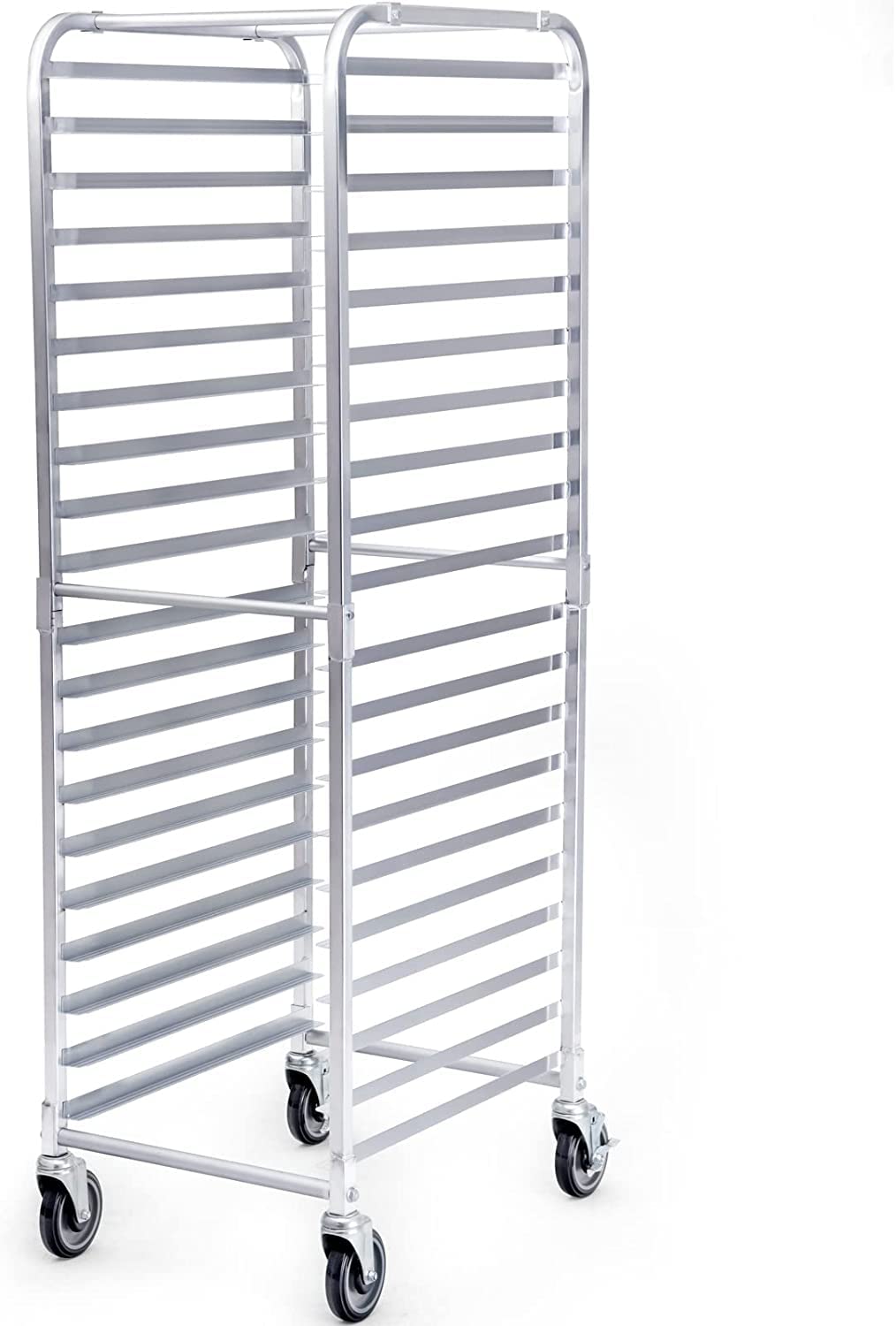 Buy COSTWAY 20 Level Bakery Patisserie Trolley, tronorm Racking Cart ...