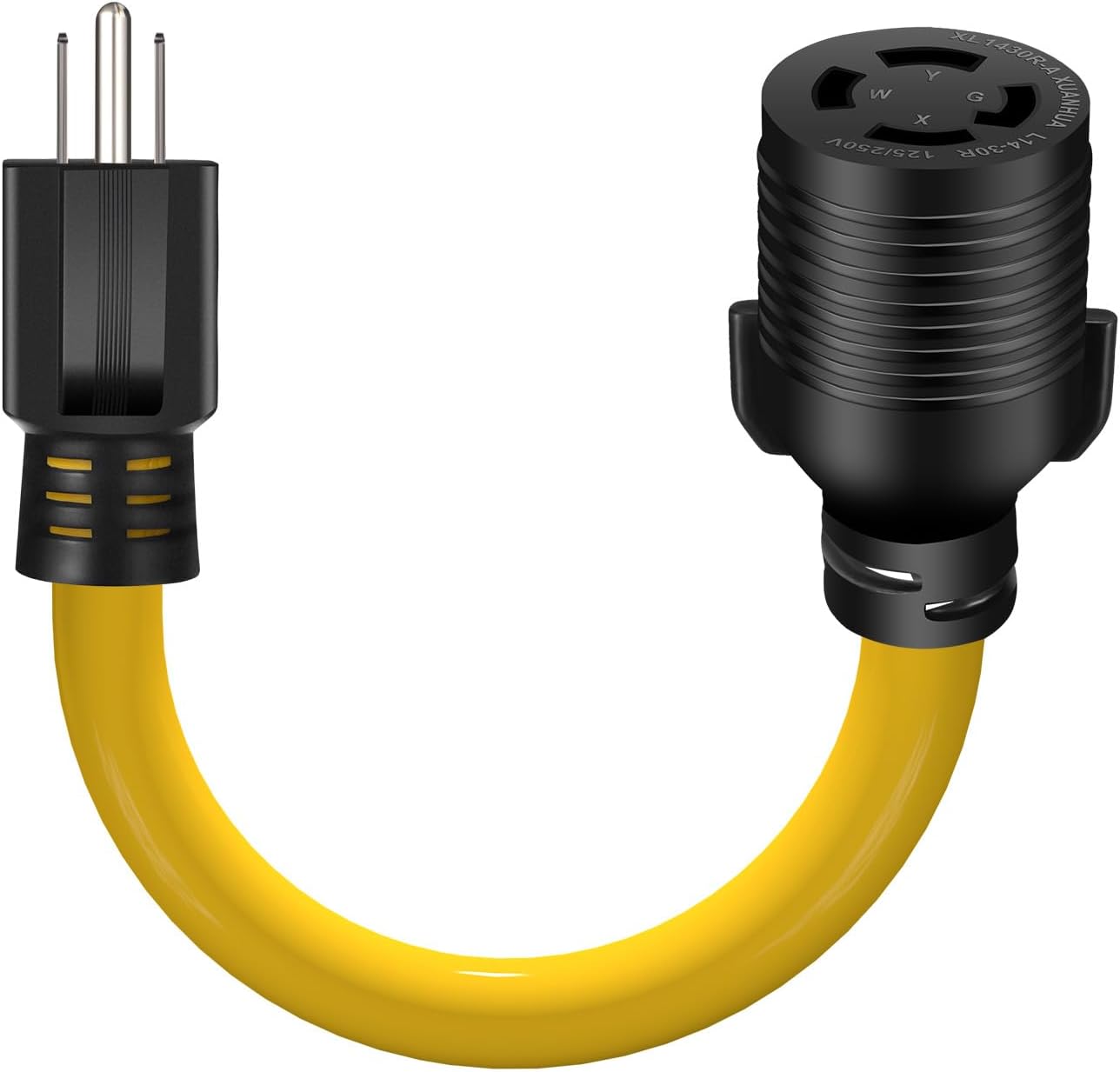 Amazon.com: Parkworld Adapter Cord NEMA 5-15 Male Plug to Locking L14 ...