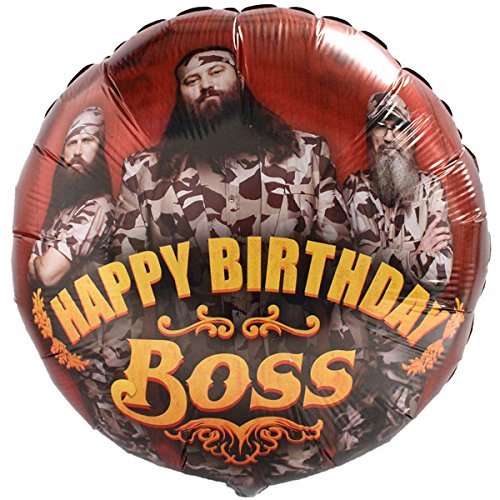 Duck Dynasty Happy Birthday Boss18" Mylar Balloon : Amazon.in: Toys & Games