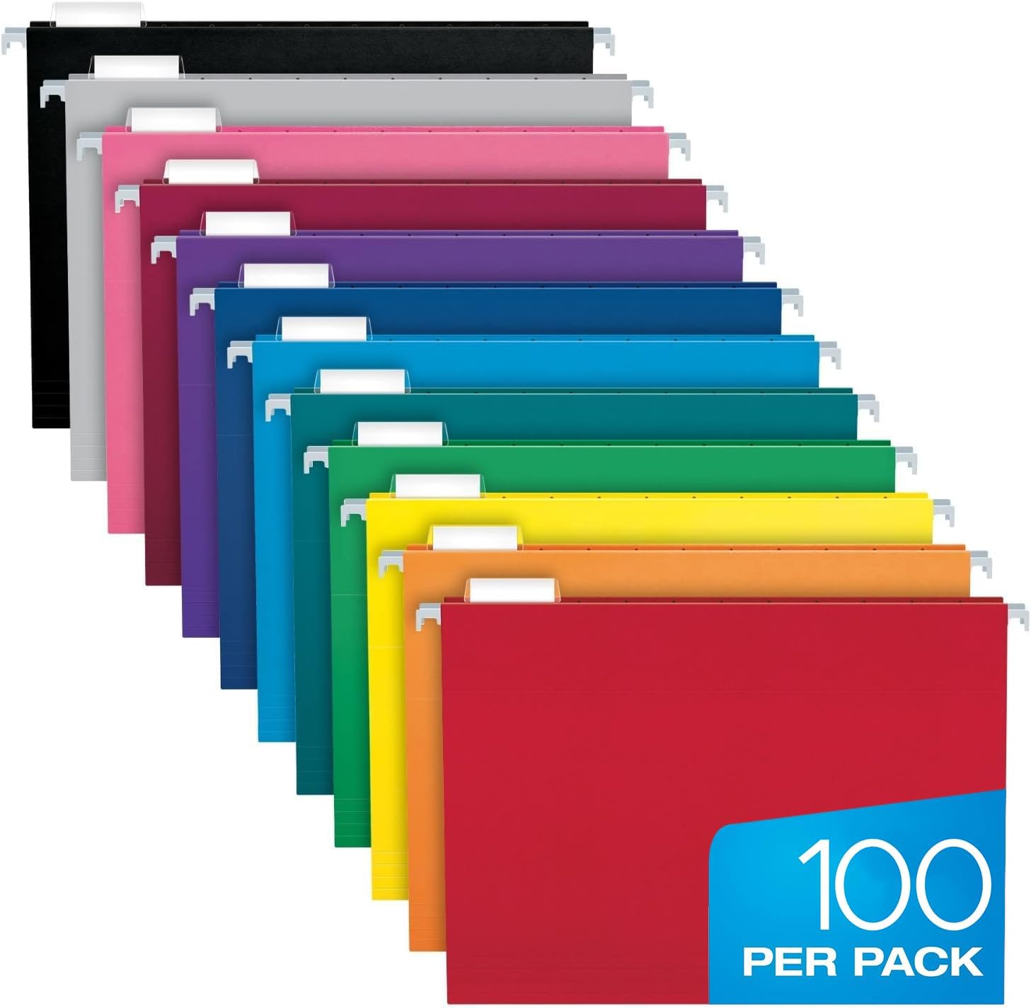 Amazon.com : Pendaflex Colored Hanging File Folders Letter Size with 1/ ...