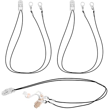 Amazon.com: Balacoo Hearing Aids Clip and Anti- Lost Lanyard Keepers ...