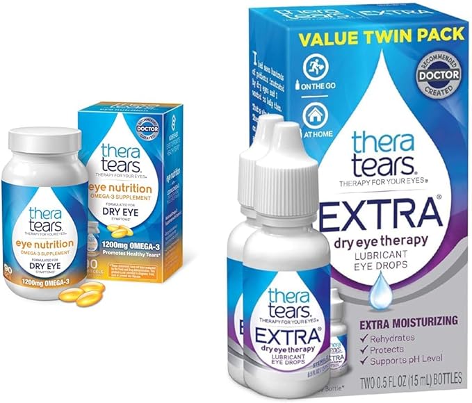 Amazon.com: TheraTears Omega 3 Supplement, 1200mg, 90 ct (Pack of 1 ...